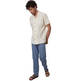 Threadbare. Threadbare - Hemd f&uuml;r Herren, kurz&auml;rmlig (Nat&uuml;rlich)