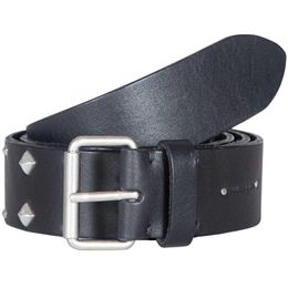 AllSaints - G&uuml;rtel, Mit Stollen, Leder (Schwarz)
