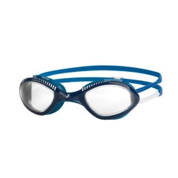 ZOGGS - "Tiger SNR" Schwimmbrille f&uuml;r Herren/Damen Unisex (Blau/Wei&szlig;/Transparent)