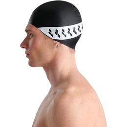 arena - Schwimmkappe f&uuml;r Herren/Damen Unisex, Logo (Schwarz)