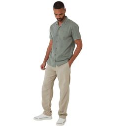 Threadbare. Threadbare - "Burnley" Hemd f&uuml;r Herren, kurz&auml;rmlig (Salbei)
