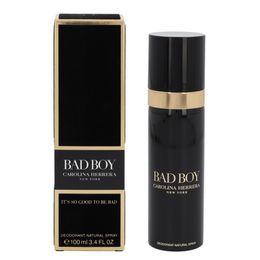 Carolina Herrera Bad Boy Deo Spray.