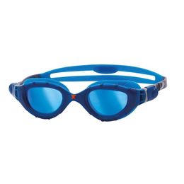 ZOGGS - "Predator Flex" Schwimmbrille f&uuml;r Herren/Damen Unisex, Titanium-Grau (Blau)
