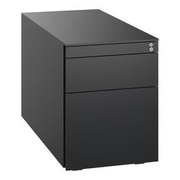 C+P Stahl-Rollcontainer, 563x430x781mm, 9005/9005 ; C + P M&ouml;belsysteme (054230-000-102|)