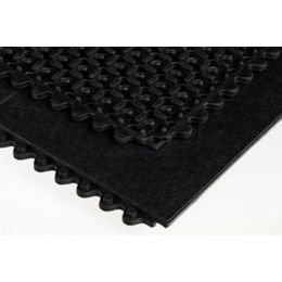 Miltex Arbeitsplatzmatte Yoga Solid Basic, geschlossene Oberfl&auml;che, schwarz, 1 St&uuml;ck