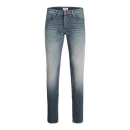 Jack & Jones JACK & JONES Herren Slim-fit-Jeans "JJIGLENN JJROY JJ 367 SN"blau denim, Gr. 38, Abriebeffekte, Denim/Jeans, Obermaterial: 98% Baumwolle, 2%