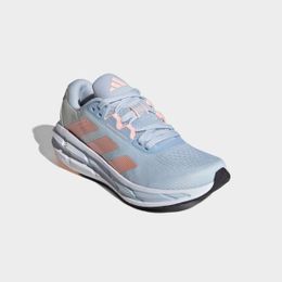 Damen Laufschuh "QUESTAR 3", adidas Performance, Gr. 40,5crystal sky, clear orange, halo blau, Synthetik, Textil, Schuhe