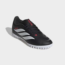 M&auml;dchen Fu&szlig;ballschuh "PREDATOR CLUB KIDS, KUNSTRASEN", adidas Performance, Gr. 35core schwarz, ftwr wei&szlig;, lucid rot, Synthetik, Schuhe, f&uuml;r Kinder &