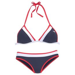 Kangaroos Set: Triangel-Bikini 'Energy' blau Gr. 34 Cup C/D. Mit Logodruck. Ohne B&uuml;gel