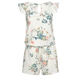 VIVANCE DREAMS BY LASCANA Playsuit mehrfarbig Gr. 44 f&uuml;r Damen. Mit Rundhals. Bequem. Nachhaltig.