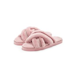 VIVANCE DREAMS BY LASCANA Pantolette 'Hausschuh, Pantoffel, Mule, offener Schuh,' pink Gr. 38 f&uuml;r Damen