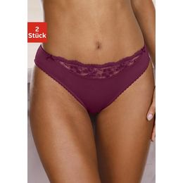 NUANCE BY LASCANA Slip mehrfarbig Gr. 32/34 f&uuml;r Damen. K&ouml;rpernah
