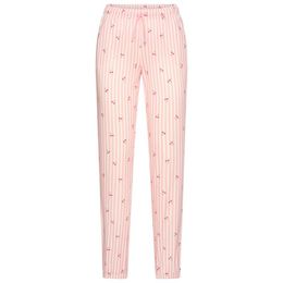 VIVANCE DREAMS BY LASCANA Pyjamahose pink Gr. 36/38 f&uuml;r Damen. Mit Allover-Druck. Nachhaltig.