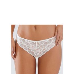 VIVANCE BY LASCANA String 'Mirabella' cream Gr. 44/46 f&uuml;r Damen. K&ouml;rpernah. Nachhaltig.