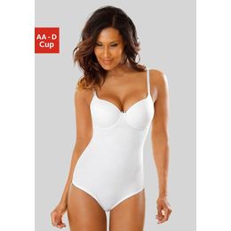 NUANCE BY LASCANA Body beige Gr. 75 Cup C f&uuml;r Damen. Mit herzf&ouml;rmiger Ausschnitt. Mit B&uuml;gel