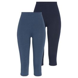 VIVANCE ACTIVE BY LASCANA Caprileggings mehrfarbig Gr. 32/34 f&uuml;r Damen. Eng. Nachhaltig.
