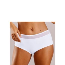 NUANCE BY LASCANA Panty wei&szlig; Gr. 32/34 f&uuml;r Damen. K&ouml;rpernah