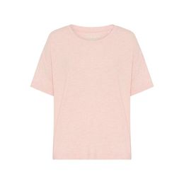 Copenhagen Studios Pyjamaoberteil pink Gr. 48/50 f&uuml;r Damen. Mit Rundhals. Loose Fit. Nachhaltig.