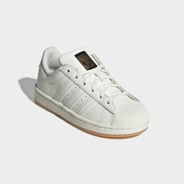 M&auml;dchen Sneaker "SUPERSTAR MESSI C", adidas Performance, Gr. 33ivory, ivory, gold metallic, Leder, Schuhe, f&uuml;r Kinder & Jugendliche