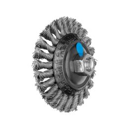 Pferd TOOLS Kegelb&uuml;rste gezopft KBG &Oslash; 100x13 mm M14 Edelstahl-Draht-&Oslash; 0,50mm Winkelschleifer (1) (43313006)
