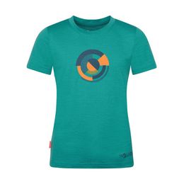 Trollkids Funktionsshirt "Sandefjord" in T&uuml;rkis - 54% | Gr&ouml;&szlig;e 128 | Kinder-oberteile