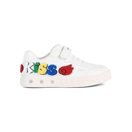 Geox Sneakers "Skylin" in Wei&szlig;/ Bunt - 59% | Gr&ouml;&szlig;e 35 | Kindersneakers