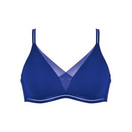 Naturana B&uuml;gelloser BH in Blau - 49% | Gr&ouml;&szlig;e 75D | Damen-bhs