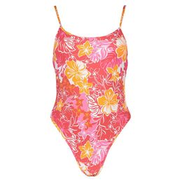 Roxy Badeanzug "Sea Spray" in Rot/ Orange - 75% | Gr&ouml;&szlig;e XS | Damen-bademode