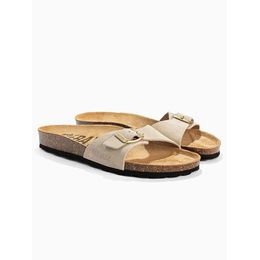 BAYTON Leder-Pantoletten "Zephyr" in Beige - 41% | Gr&ouml;&szlig;e 41 | Damen-pantoletten