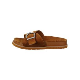 Gant Footwear Leder-Pantoletten "Mardale" in Hellbraun - 48% | Gr&ouml;&szlig;e 41 | Damen-pantoletten