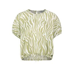 Sublevel Bluse in Gr&uuml;n/ Wei&szlig; - 60% | Gr&ouml;&szlig;e S | Damen-blusen