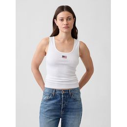 GAP Top in Wei&szlig; - 30% | Gr&ouml;&szlig;e M | Damen-tops