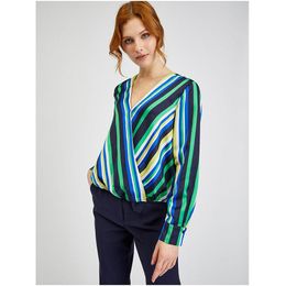 ORSAY Bluse in Gr&uuml;n/ Blau - 40% | Gr&ouml;&szlig;e 40 | Damen-blusen