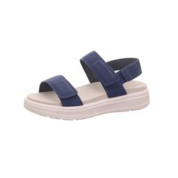 Legero Leder-Sandalen "Sunwalker" in Dunkelblau - 32% | Gr&ouml;&szlig;e 40 | Damen-sandalen