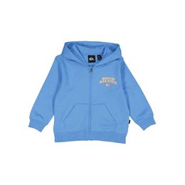 Quiksilver Sweatjacke "Going Big" in Hellblau - 63% | Gr&ouml;&szlig;e 110 | Kinder-sweatshirts-jacken