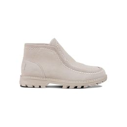 Luhta Leder-Winterboots "Paras" in Creme - 34% | Gr&ouml;&szlig;e 39 | Damen-stiefel