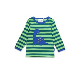 Toby tiger Longsleeve in Gr&uuml;n/ Blau - 52% | Gr&ouml;&szlig;e 104 | Kinder-longsleeves