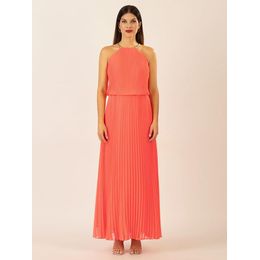 Apart Plisseekleid in Koralle - 70% | Gr&ouml;&szlig;e 40 | Damen-kleider