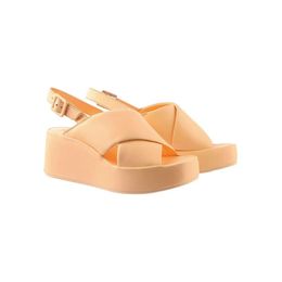 H&ouml;gl H&ouml;gl Leder-Sandaletten "Lucie" in Orange - 58% | Gr&ouml;&szlig;e 38 | Damen-sandalen