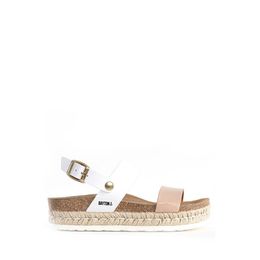 BAYTON Sandaletten "Gaceo" in Wei&szlig;/ Bunt - 57% | Gr&ouml;&szlig;e 38 | Damen-sandalen