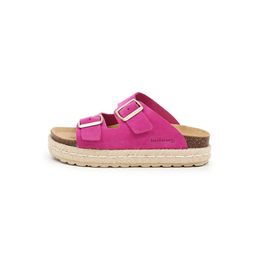 billowy Leder-Pantoletten in Pink - 46% | Gr&ouml;&szlig;e 41 | Damen-pantoletten