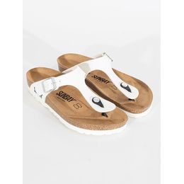 Sunbay Zehentrenner "Camelia" in Wei&szlig; - 60% | Gr&ouml;&szlig;e 38 | Damen-sandalen