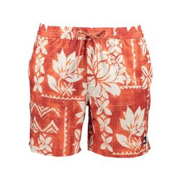 Quiksilver Badeshorts "Roots Volley" in Orange - 65% | Gr&ouml;&szlig;e M | Herren-bademode-sport