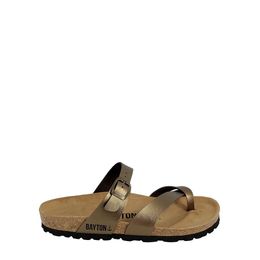 BAYTON Zehentrenner "Diane" in Bronze - 58% | Gr&ouml;&szlig;e 39 | Damen-sandalen