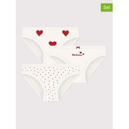 Petit Bateau 3er-Set: Slips in Creme - 18% | Gr&ouml;&szlig;e 140 | Kinder-waesche