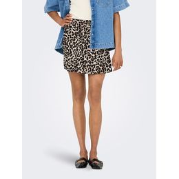 Only Shorts "Nala" in Beige/ Braun - 40% | Gr&ouml;&szlig;e XL | Shorts