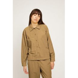 Mazine Hemd "Luna" in Hellbraun - 79% | Gr&ouml;&szlig;e M | Damen-blusen