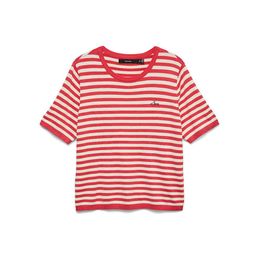 V&eacute;ro Moda Vero Moda Pullover in Rot/ Wei&szlig; - 40% | Gr&ouml;&szlig;e M | Damen-pullover-cardigans