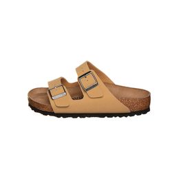 Birkenstock Leder-Pantoletten "Arizona" in Beige - 25% | Gr&ouml;&szlig;e 36 | Damen-pantoletten
