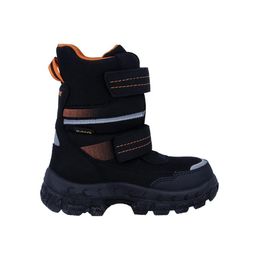 Richter Shoes Winterstiefel "Davos" in Schwarz/ Orange - 71% | Gr&ouml;&szlig;e 27 | Kinderstiefel